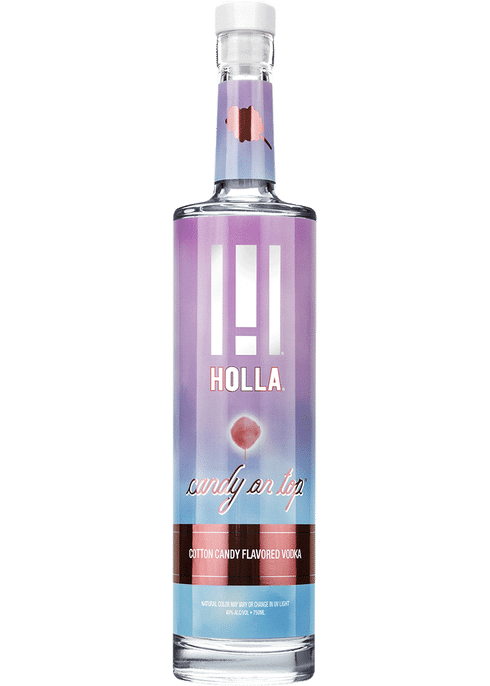 Holla Vodka Candy On Top Cotton Candy | Total Wine & More