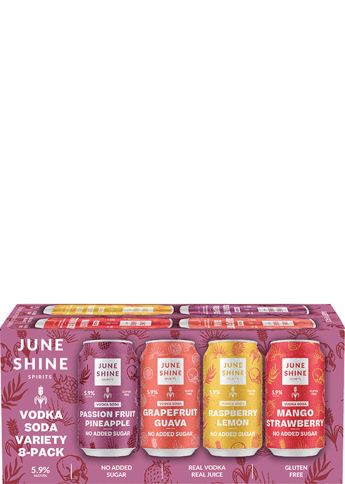 JuneShine Vodka Soda Variety Pack | Total Wine & More