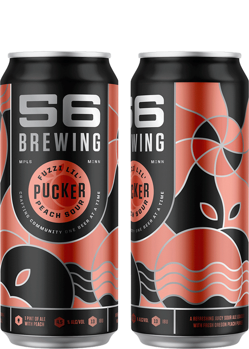 56 Brewing Fuzzi Lil' Pucker: Peach Sour | Total Wine & More
