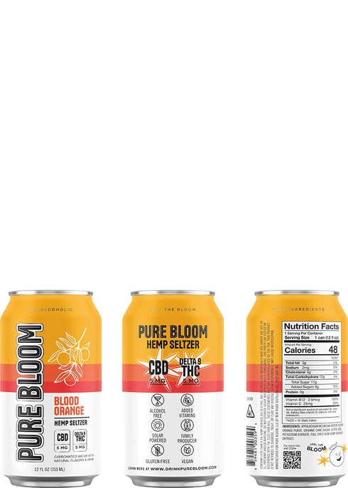Pure Bloom THC 5mg Blood Orange | Total Wine & More