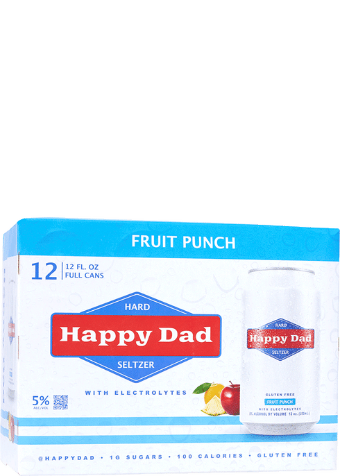 Happy Dad Hard Seltzer Fruit Punch | Total Wine & More