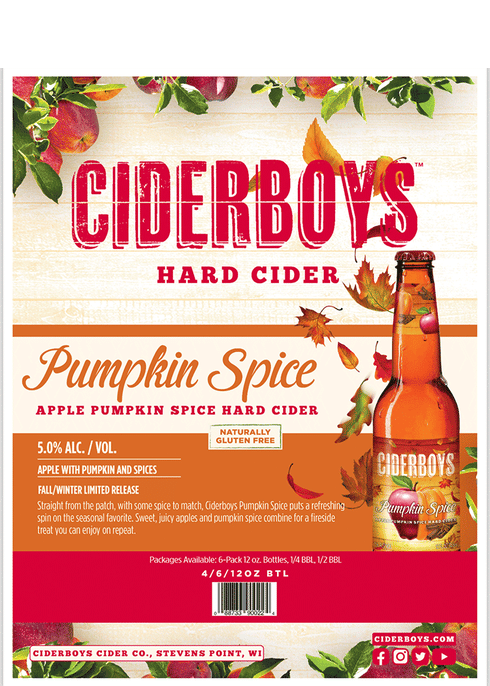 Ciderboys Pumpkin Spice | Total Wine & More