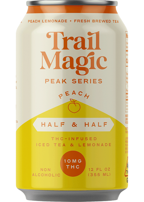Trail Magic THC 10mg Half & Half Peach | Total Wine & More