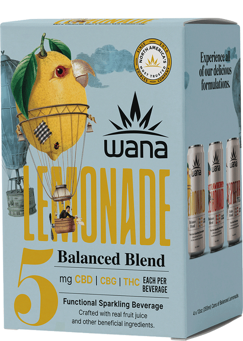 Wana THC 5mg Lemonade | Total Wine & More
