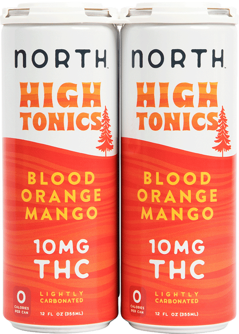 High Tonics THC 10mg Blood Orange Mango Seltzer | Total Wine & More