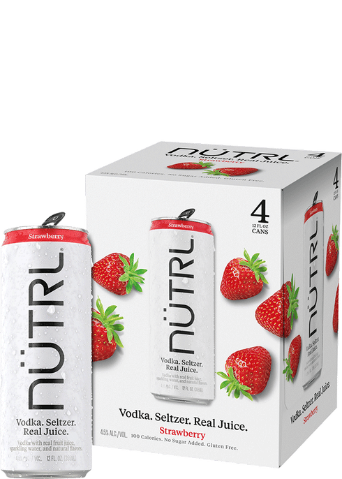 NUTRL Strawberry Vodka Seltzer | Total Wine & More