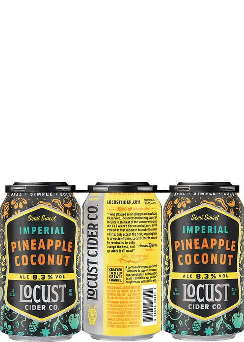 Locust Cider Imperial Pineapple Coconut | Total Wine & More