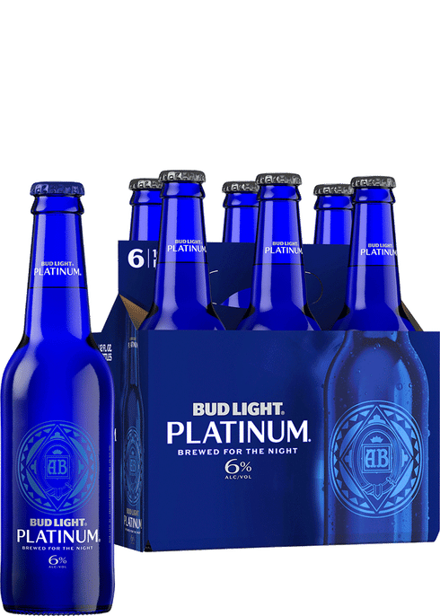 Bud Light Platinum American Lager Beer | Total Wine & More - 6pk-12oz Btls
