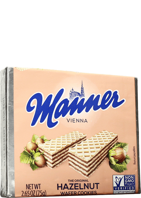Manner Hazelnut Cream Filled Waffers | Total Wine & More