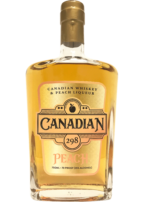 Canadian 298 Peach Whiskey | Total Wine & More