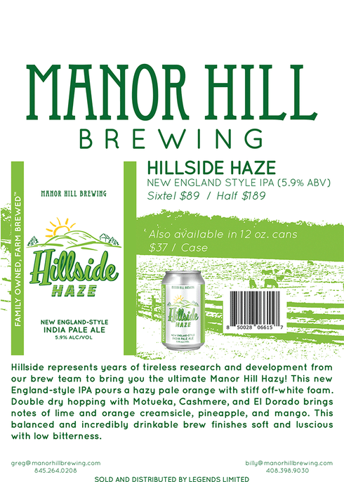 Manor Hill Hillside Haze | Total Wine & More