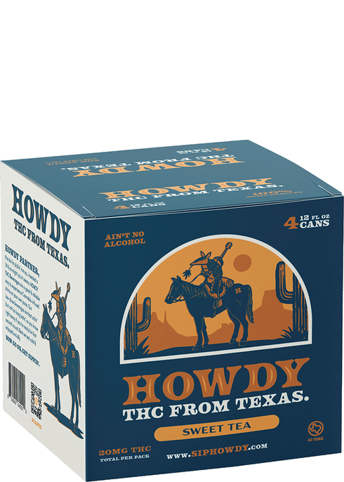 Howdy THC 5mg Sweet Tea | Total Wine & More