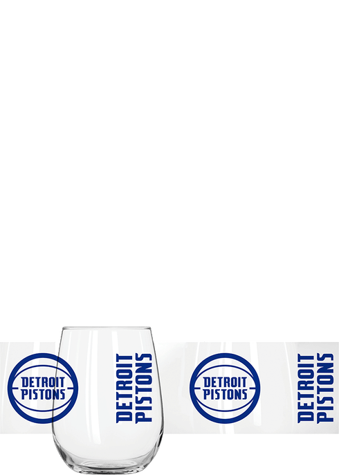 Detroit Pistons - 16oz Stemless Wine Glass | Total Wine & More