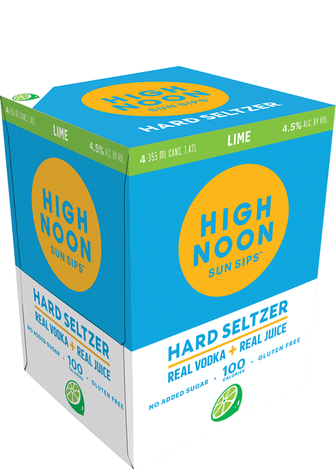 High Noon Hard Seltzer Vodka Lime | Total Wine & More
