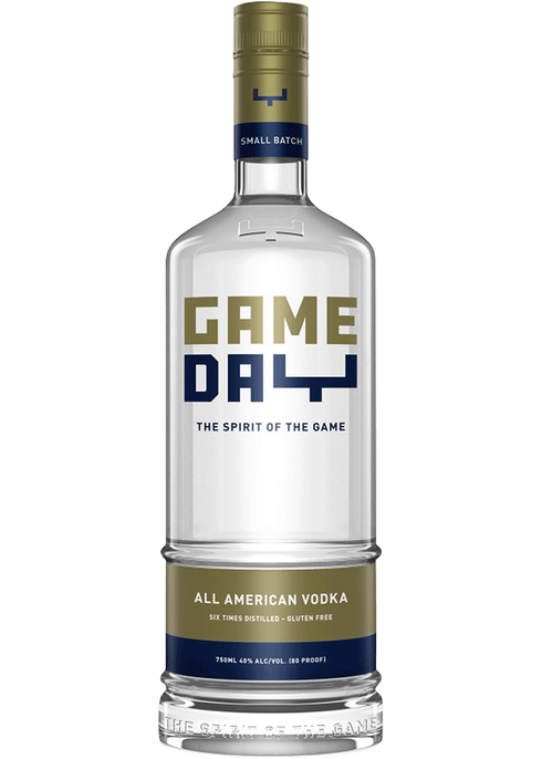 GameDay Vodka Navy & Gold | Total Wine & More