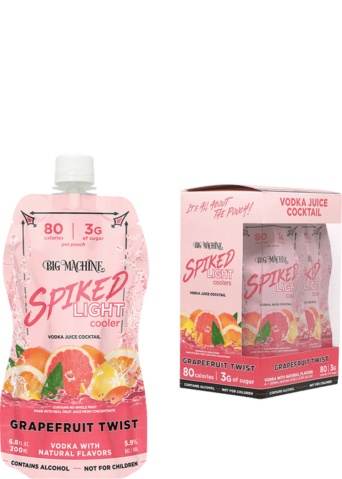 Big Machine Spiked Light Cooler Grapefruit Twist | Total Wine & More