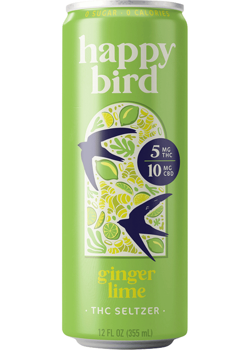 Happy Bird THC 5mg Ginger Lime | Total Wine & More