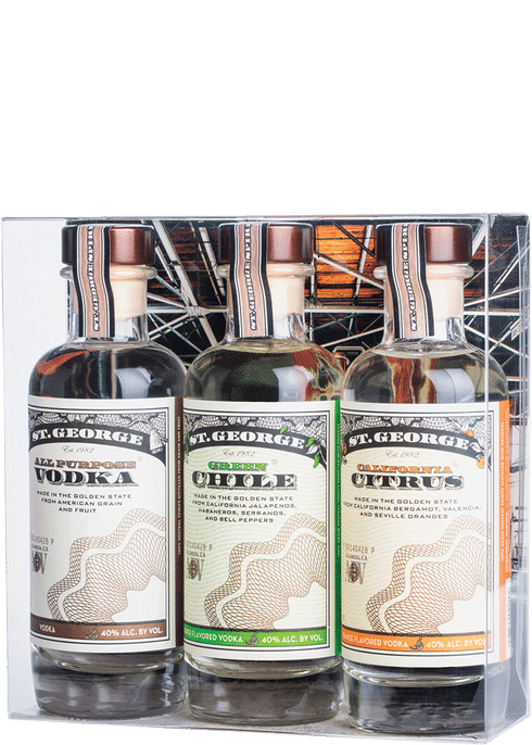 Saint George Vodka Collection 200ml 3 Pack | Total Wine & More