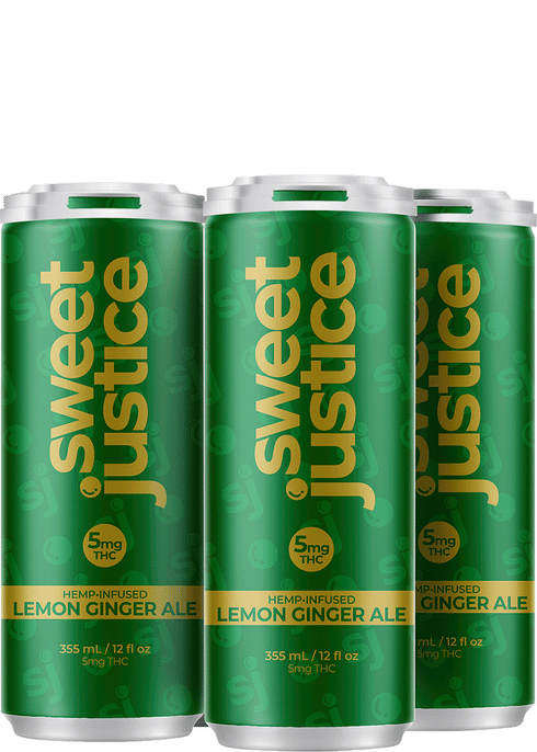 Sweet Justice THC 5mg Lemon Ginger Ale | Total Wine & More