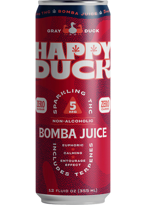 Happy Duck THC 5mg Bomba Juice Sparkling | Total Wine & More