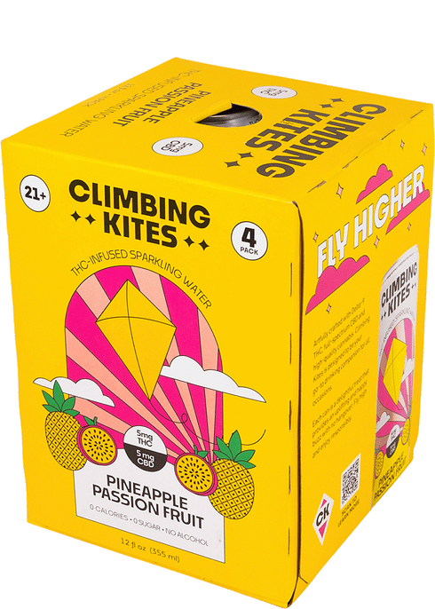 Climbing Kites THC 5mg Pineapple Passionfruit | Total Wine & More