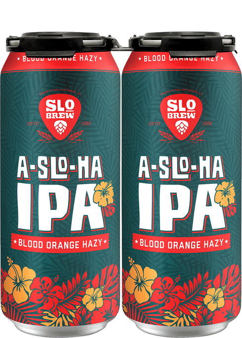 SLO brew A-SLO-HA Blood Orange Hazy IPA | Total Wine & More