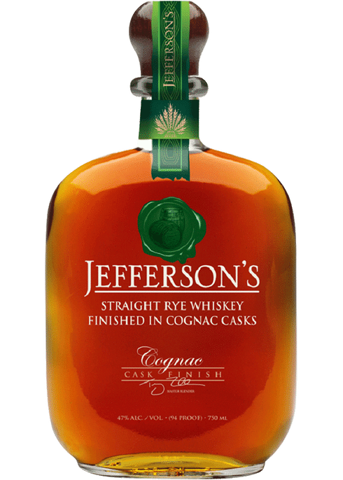 Jefferson's Straight Rye Whiskey Cognac Finish | Total Wine & More
