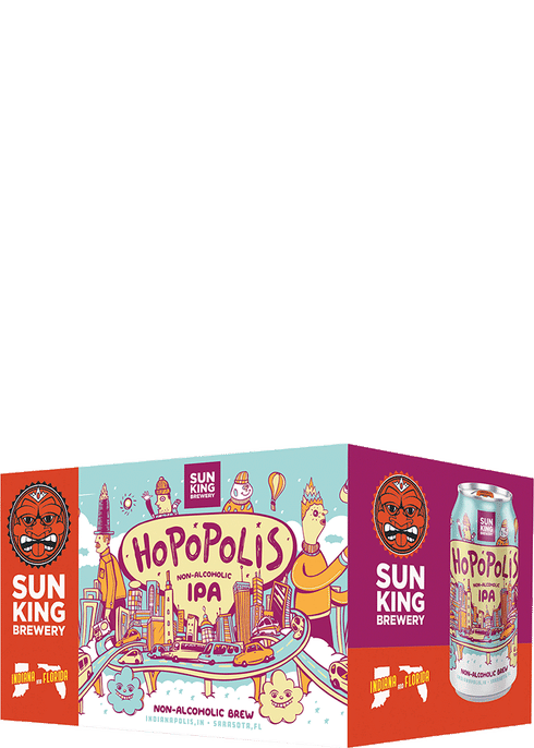 Sun King Non-Alcoholic Hopopolis IPA | Total Wine & More