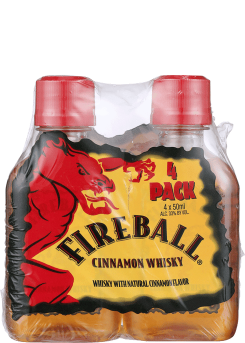 Fireball Cinnamon Whisky 4pk | Total Wine & More