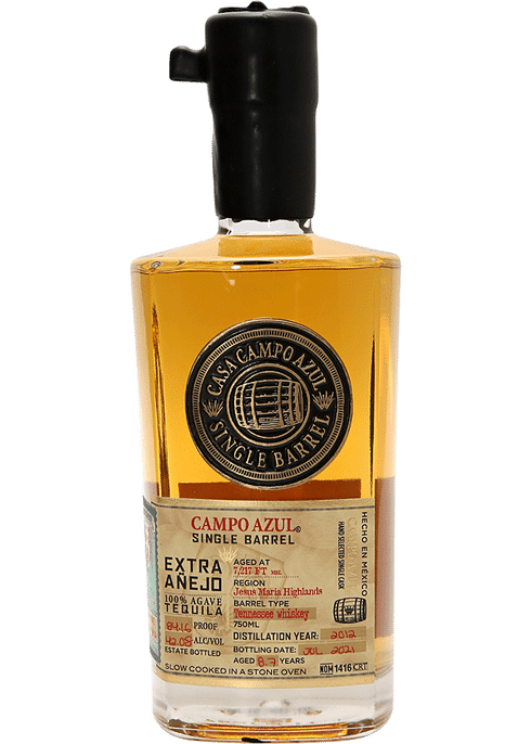 Campo Azul Extra Anejo Tequila Single Barrel TN Whiskey Barrel Select ... Campo Azul Extra Anejo Tequila Single Barrel TN Whiskey Barrel Select ...