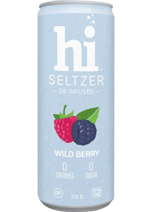 Hi Seltzer THC 5mg Wild Berry | Total Wine & More
