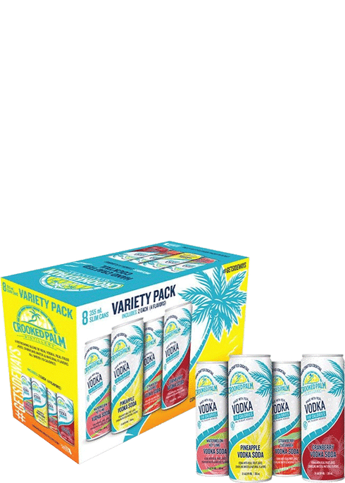 Crooked Palm Vodka Soda Variety Pack | Total Wine & More