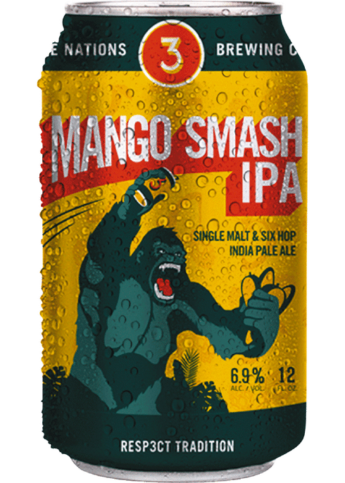 3 Nations Brewing Mango Smash IPA | Total Wine & More