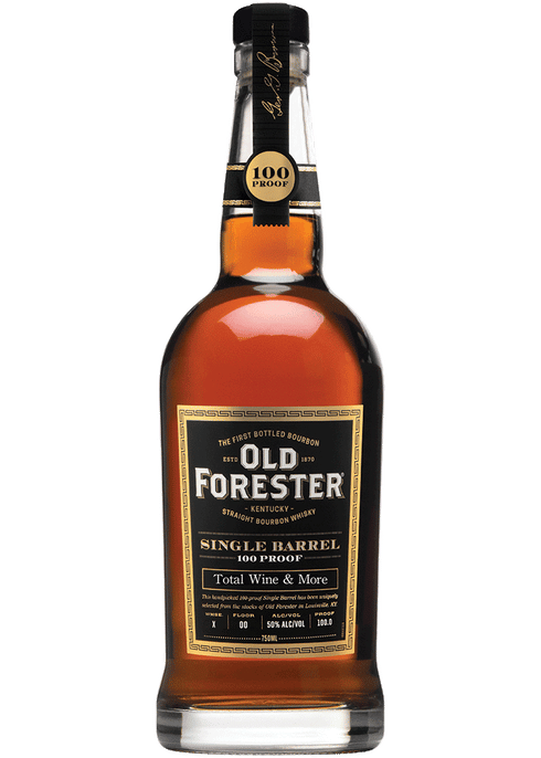 Old Forester Single Barrel Bourbon 100 Proof Barrel Select | Total Wine ...