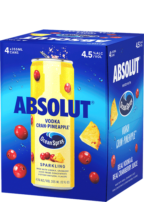 Absolut Ocean Spray Cran-Pineapple | Total Wine & More