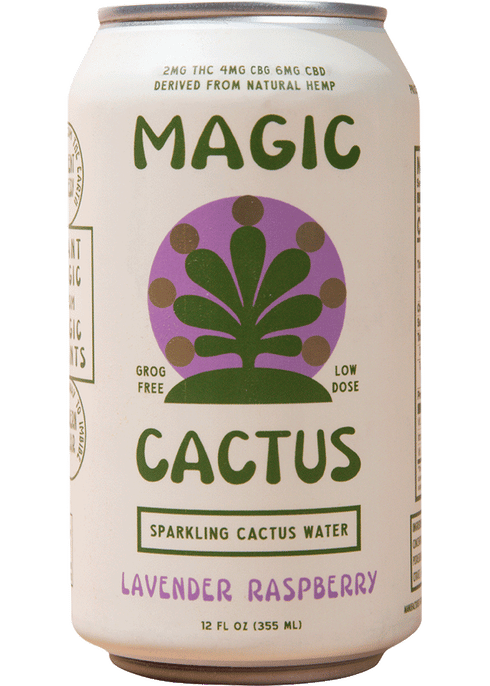 Magic Cactus THC 2mg Lavender Raspberry | Total Wine & More