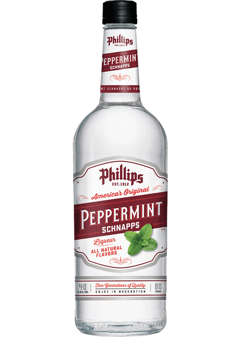 Phillips Peppermint Schnapps 80 Proof | Total Wine & More