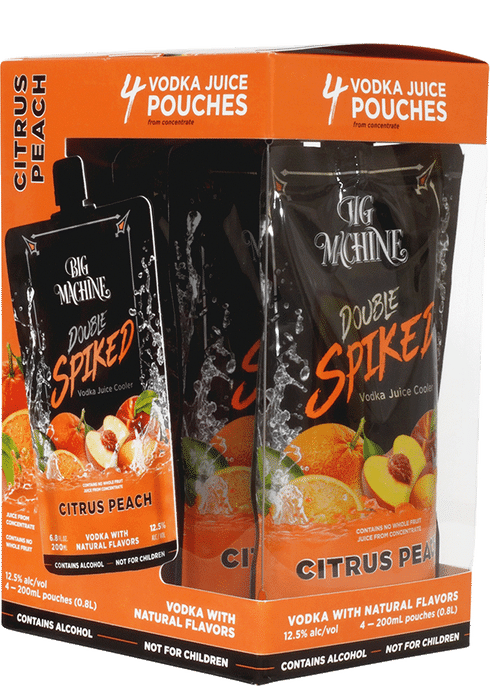 Big Machine Double Spiked Citrus Peach | Total Wine & More