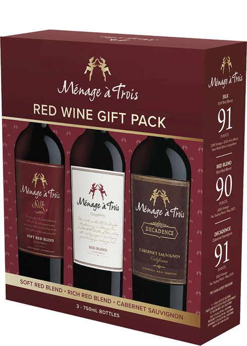 Menage a Trois Gift Set | Total Wine & More