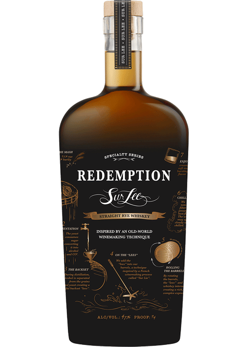 Redemption Sur Lee Straight Rye Whiskey | Total Wine & More