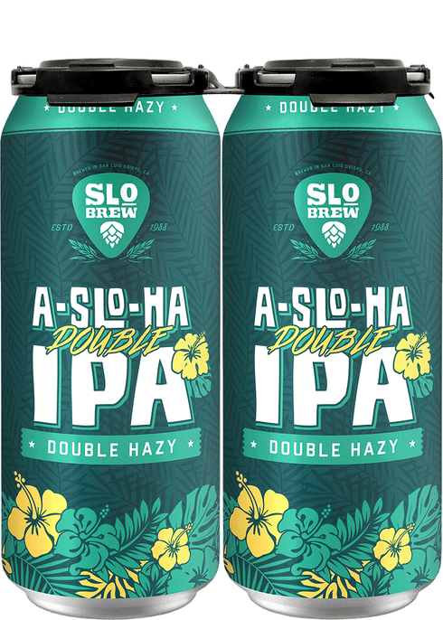 SLO Brew A-SLO-HA Double Hazy IPA | Total Wine & More SLO Brew A-SLO-HA Double Hazy IPA | Total Wine & More