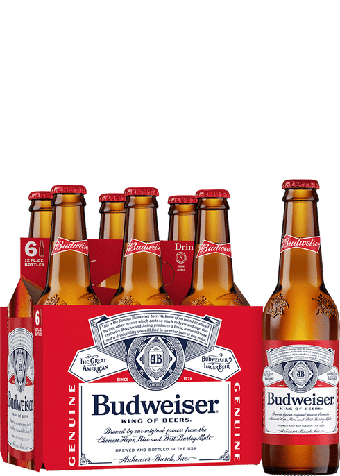 Budweiser American Lager Beer | Total Wine & More - 6pk-12oz Btls