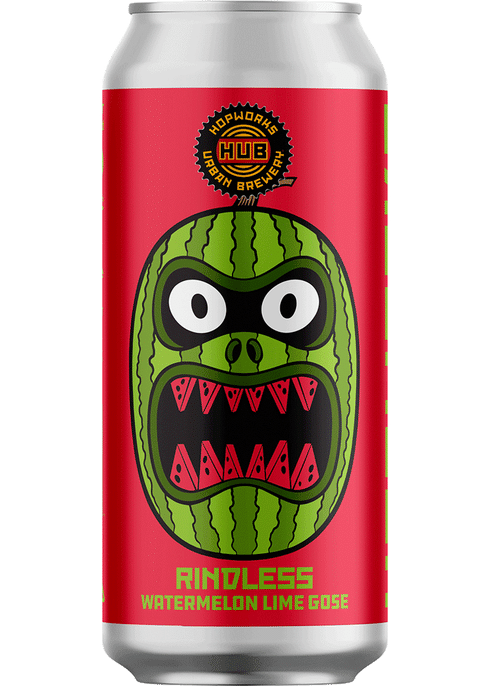 Hopworks Rindless Watermelon Lime Gose | Total Wine & More