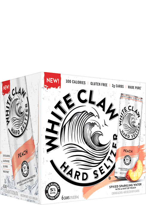 White Claw Hard Seltzer Peach | Total Wine & More