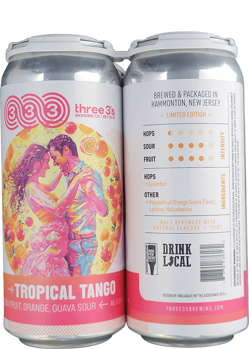 Three 3's Tropical Tango | Total Wine & More