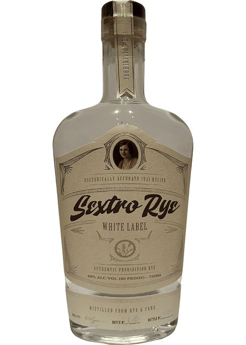 Sextro White Label Un-Aged Rye Whiskey | Total Wine & More