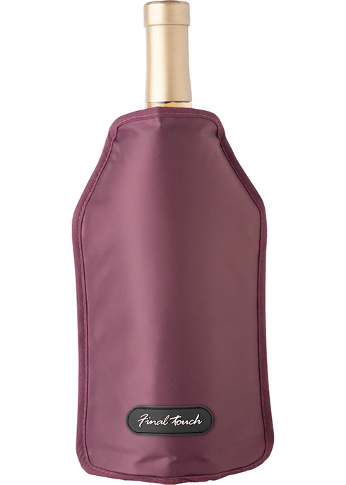 Final Touch Wine Bottle Sleeve Chiller - Burgundy | Total Wine & More