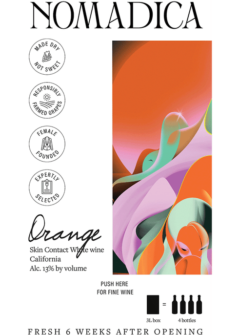 Nomadica Orange Skin Contact White | Total Wine & More - 3L Box