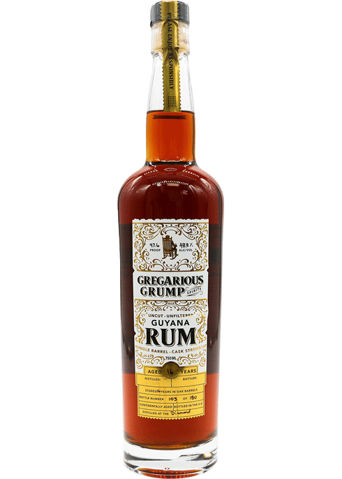 Gregarious Grump Guyana Rum | Total Wine & More