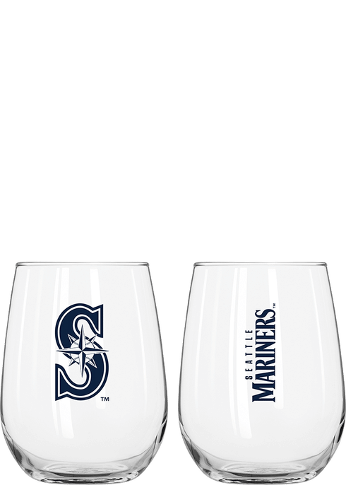 Seattle Mariners 16oz Gameday Curved Beverage Glass | Total Wine & More